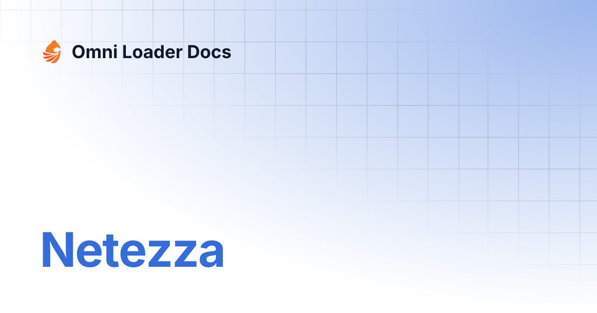 Netezza | Omni Loader Docs